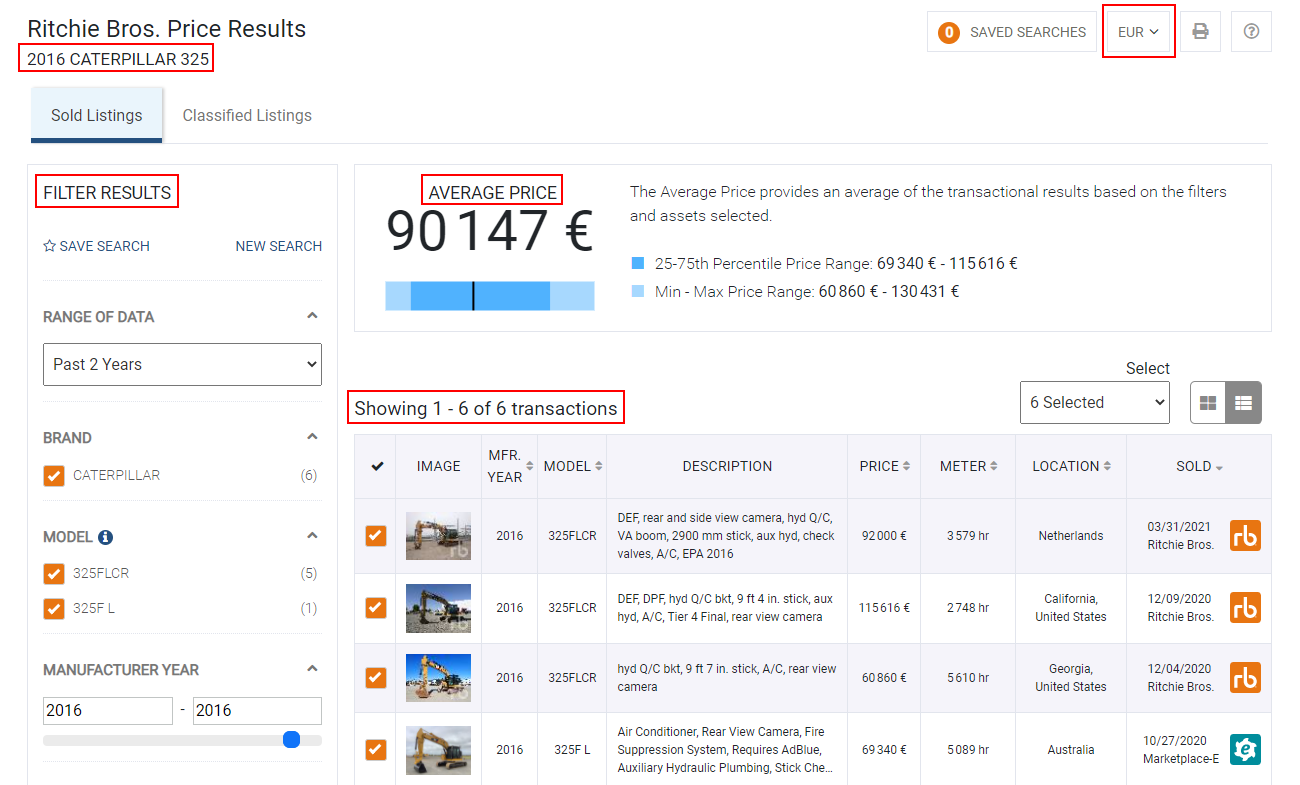 FREE Tool: Learn Your Equipment's Value