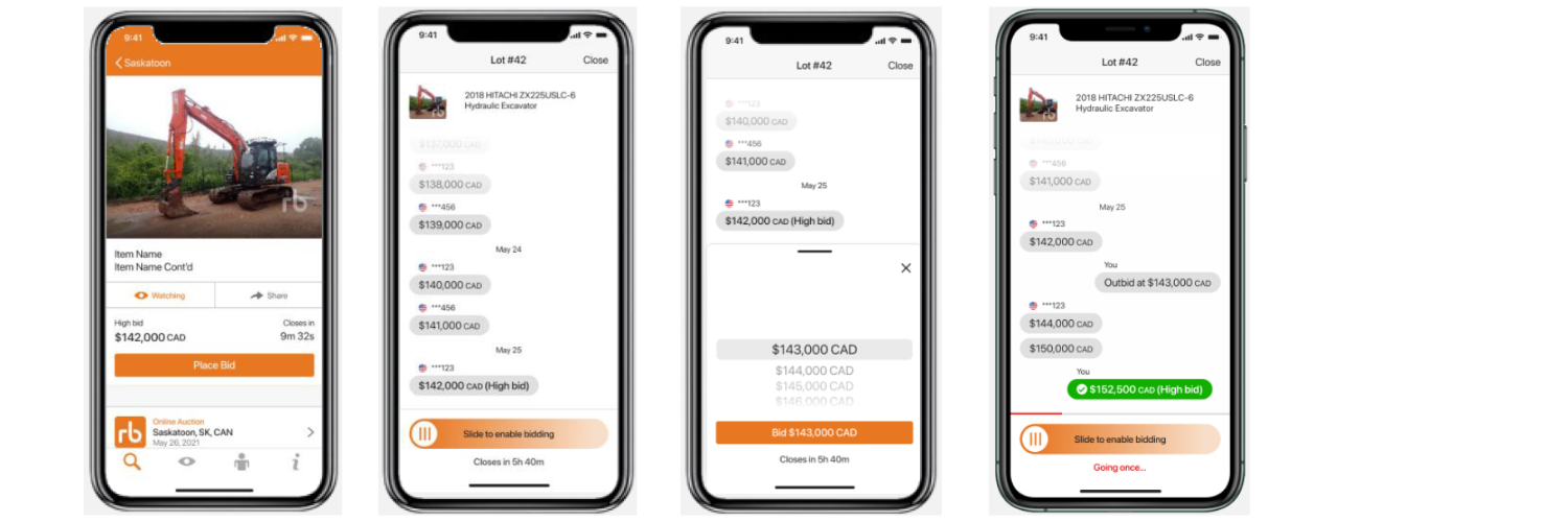 New mobile app feature: Timed Auction bidding - Ritchie Bros. Blog