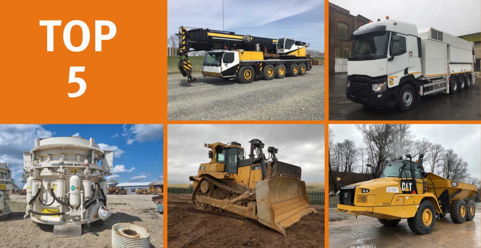 Top 5 Most Expensive Machines ǀ Winter 2022 - Ritchie Bros. Europe